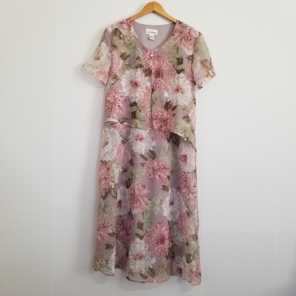 Allyson Whitmore | Dresses | Vintage Allyson Whitmore Floral Print ...